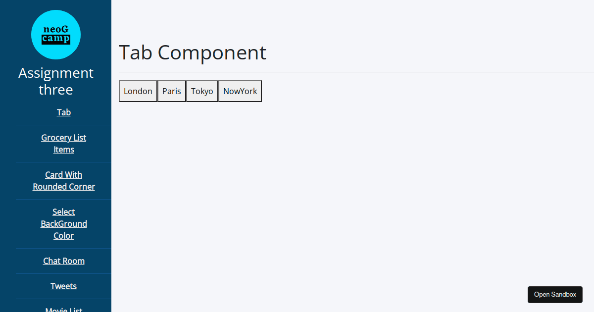 Assignment-Three-neogcamp-Shaheen_Siddiqui - Codesandbox