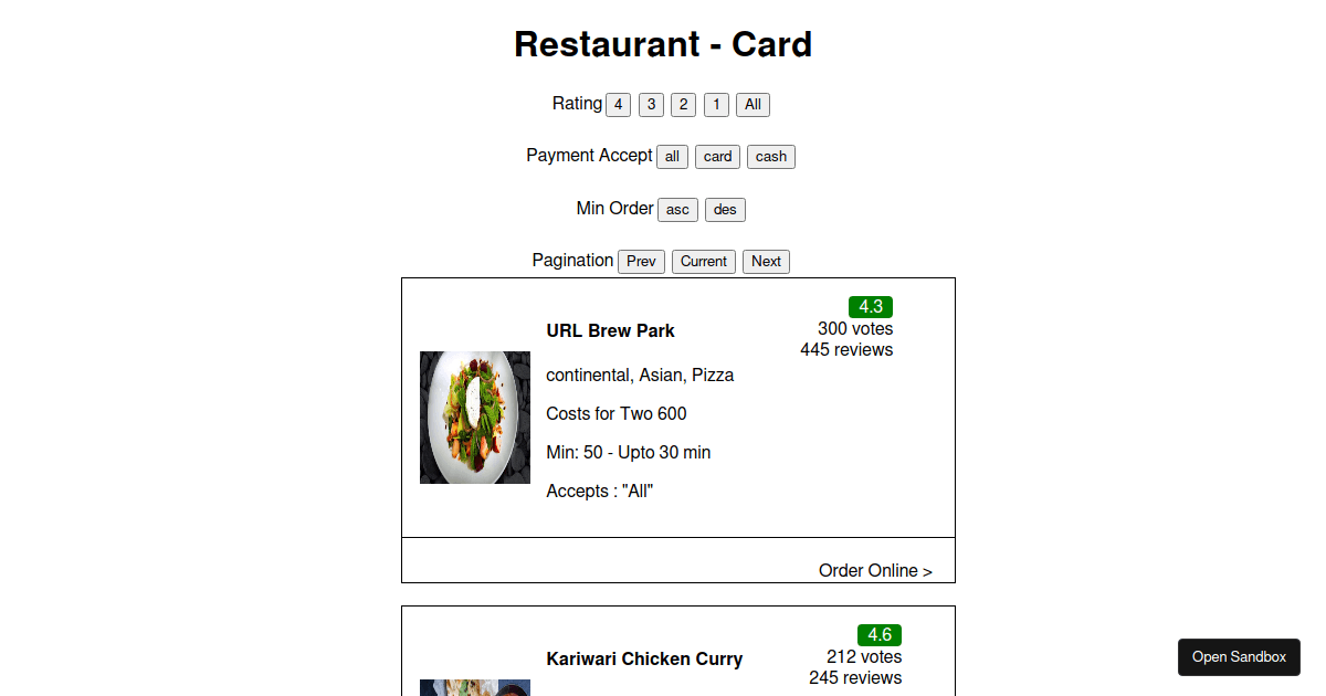 restaurant-details-card - Codesandbox