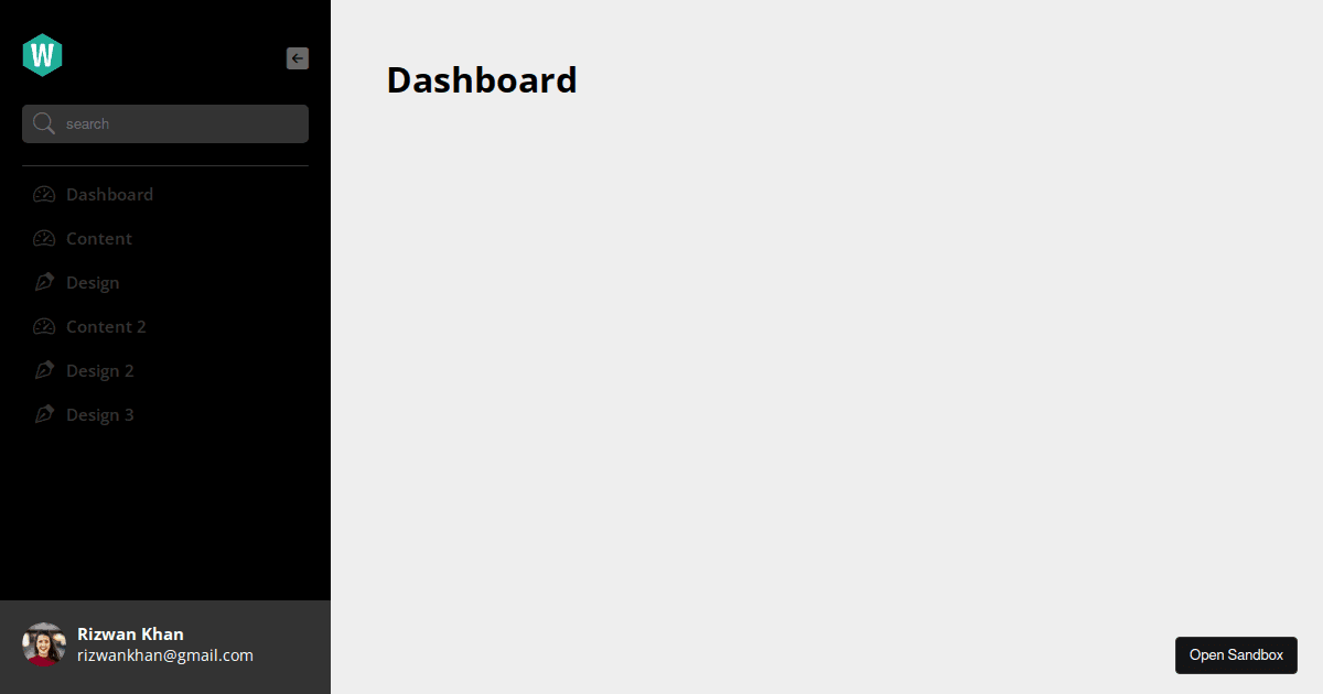 react-dashboard - Codesandbox