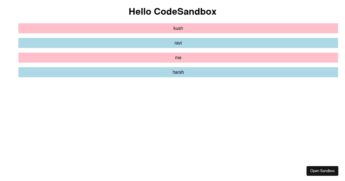 Neog React App 5 Codesandbox