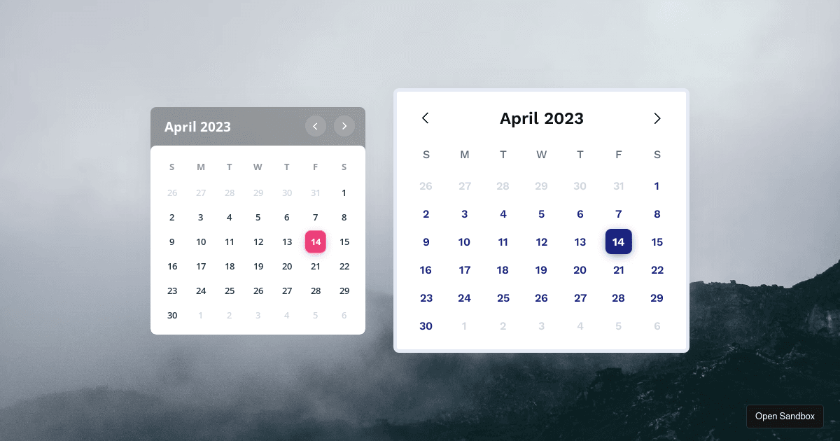 color-calendar - Codesandbox