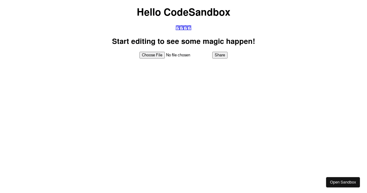 sharp-cori-bo8fq - Codesandbox