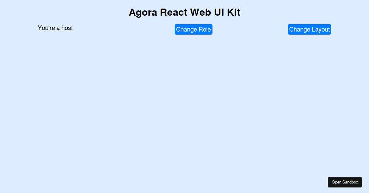 agora-live - Codesandbox