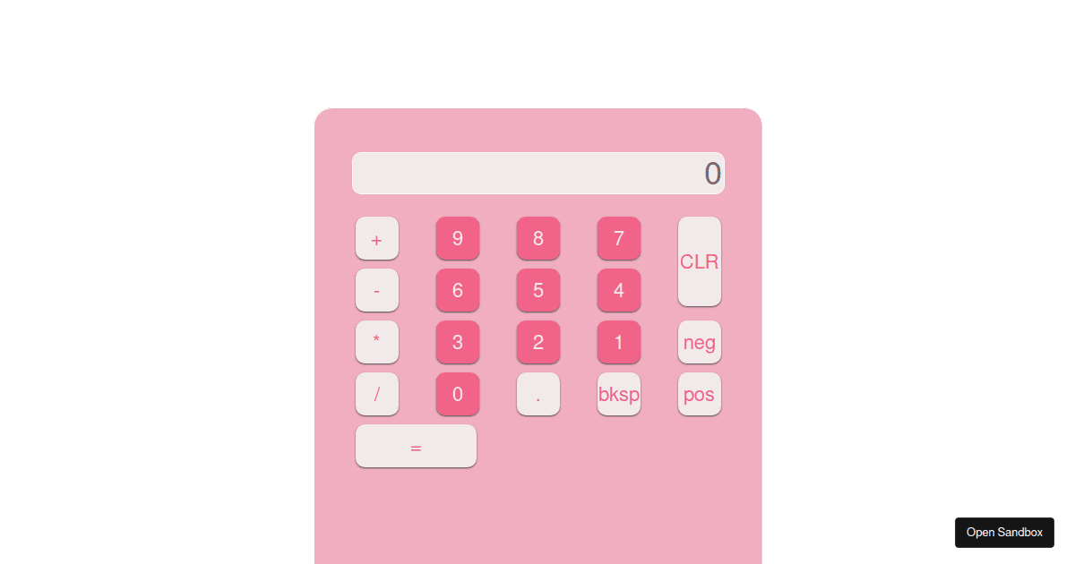 React Redux Calculator - Codesandbox React Redux Calculator - Codesandbox