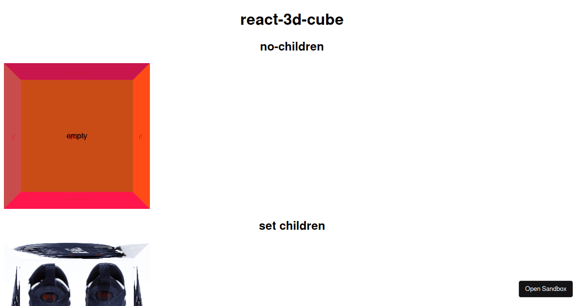 react-3d-cube (forked) - Codesandbox