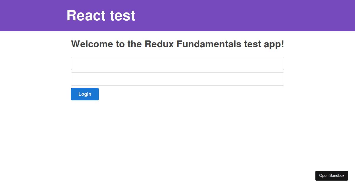 redux-test - Codesandbox