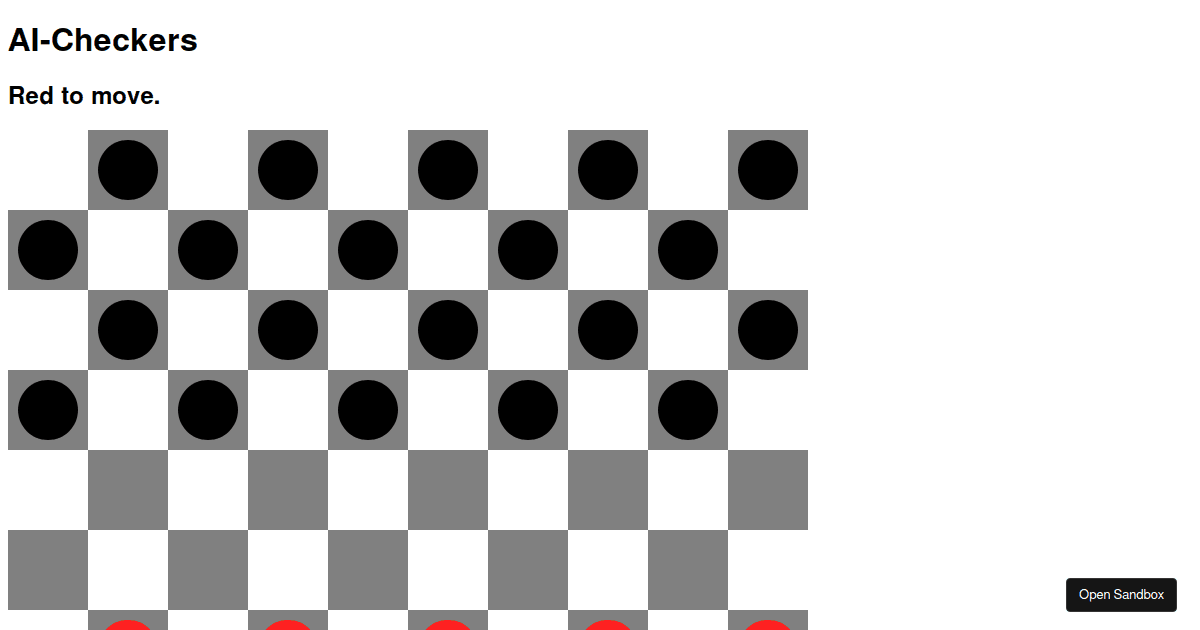 checkers-ai-game - Codesandbox