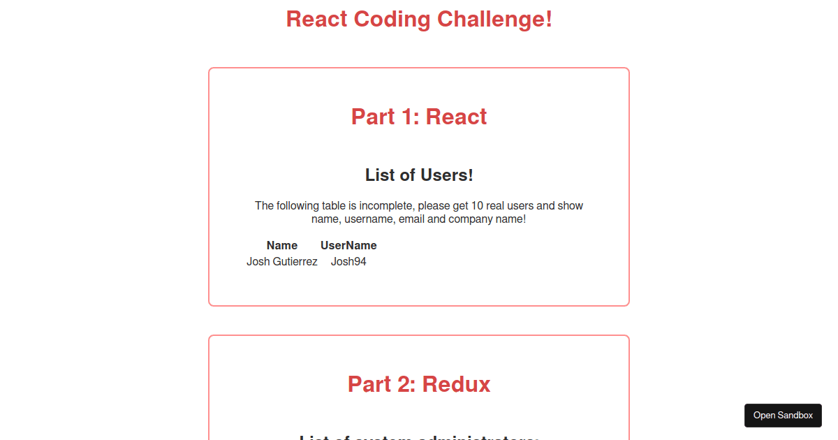 React-Coding-Challenge-NRI-Empty - Codesandbox React-Coding-Challenge-NRI-Empty - Codesandbox