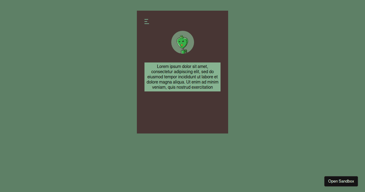 Navbar Html Css Codesandbox