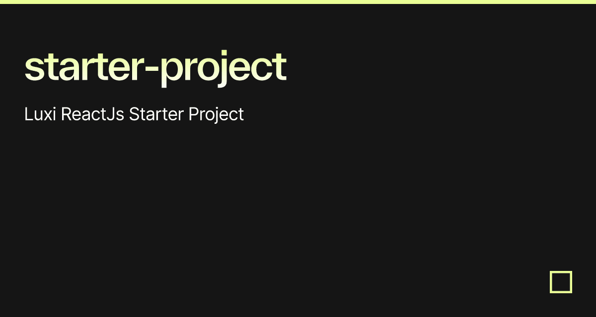 starter-project - Codesandbox