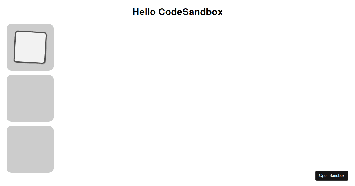 framer-motion dnd - Codesandbox framer-motion dnd - Codesandbox