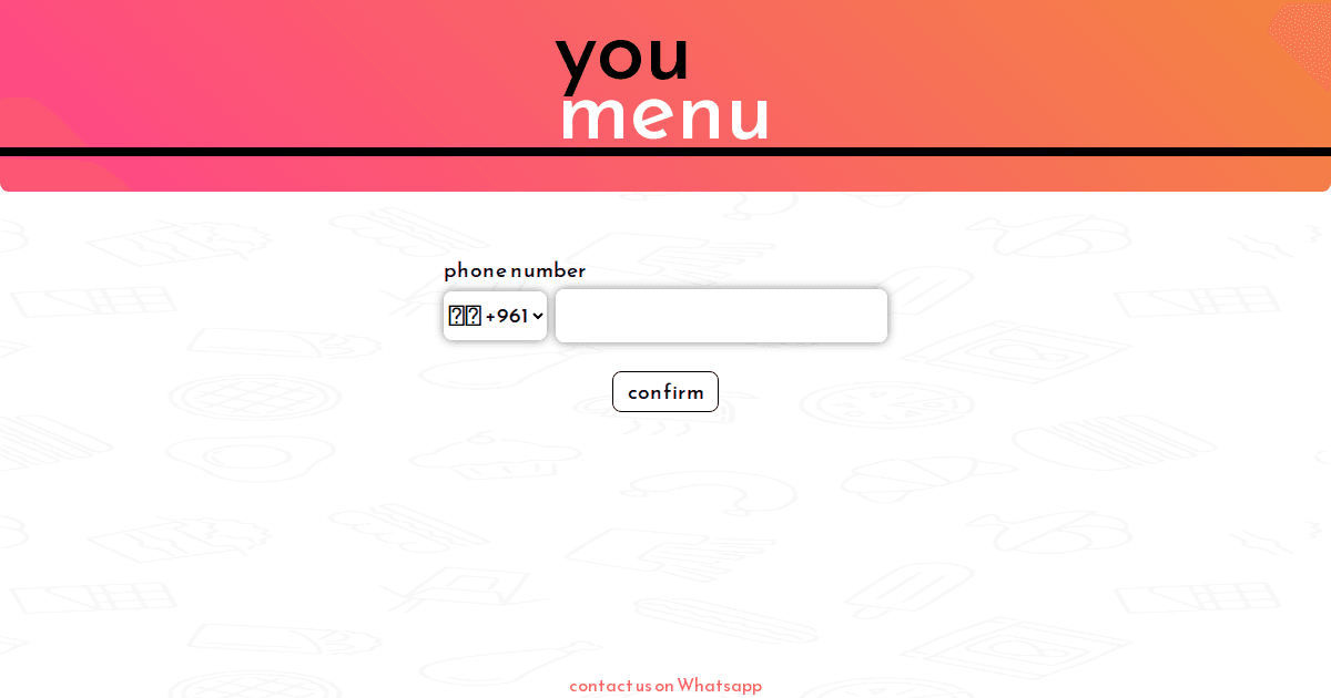 you-menu - Codesandbox