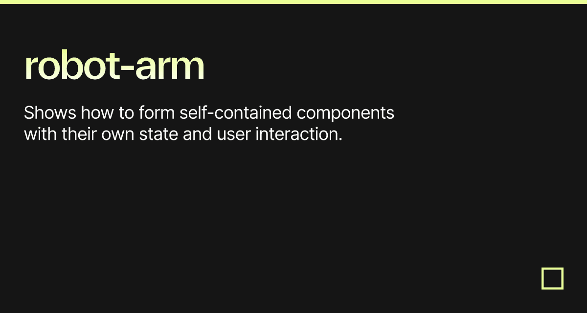 robot-arm - Codesandbox