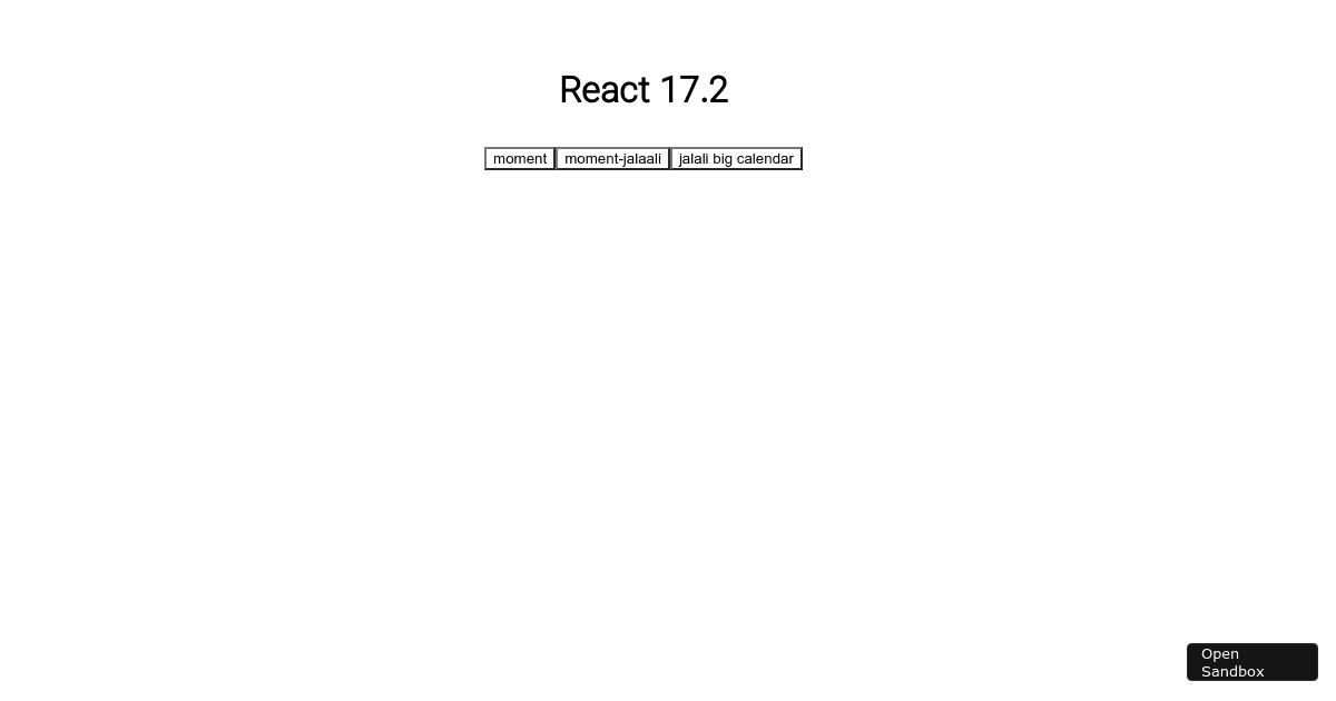 React Typescript Big Calendar Forked Codesandbox 