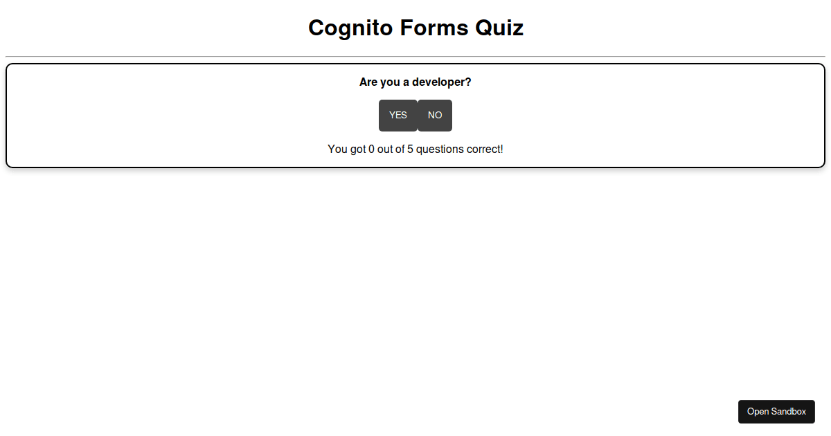 Cognito Forms Exercise - Aayush - Codesandbox