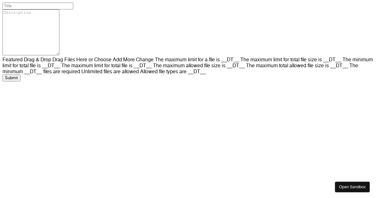 ez-media-uploader - Codesandbox