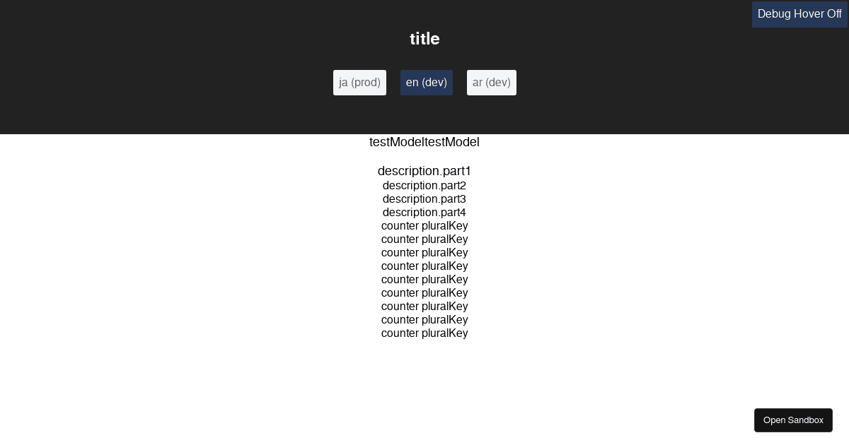 react-i18next playground (forked) - Codesandbox
