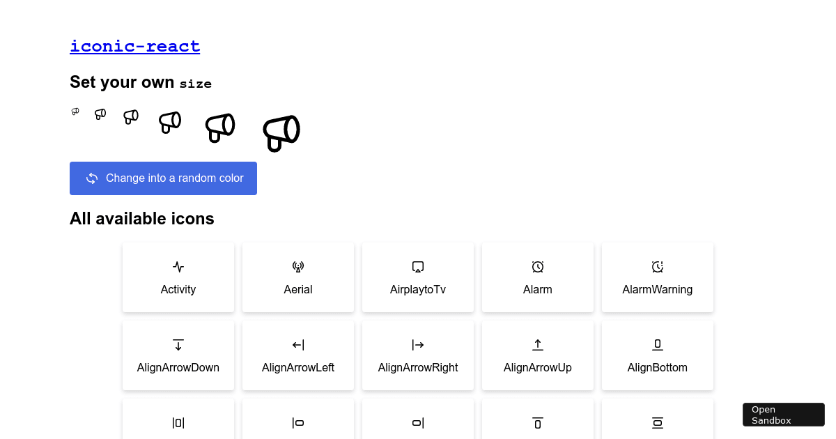 iconic-react-example (forked) - Codesandbox