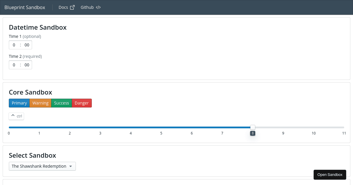 Blueprint Sandbox Forked Codesandbox