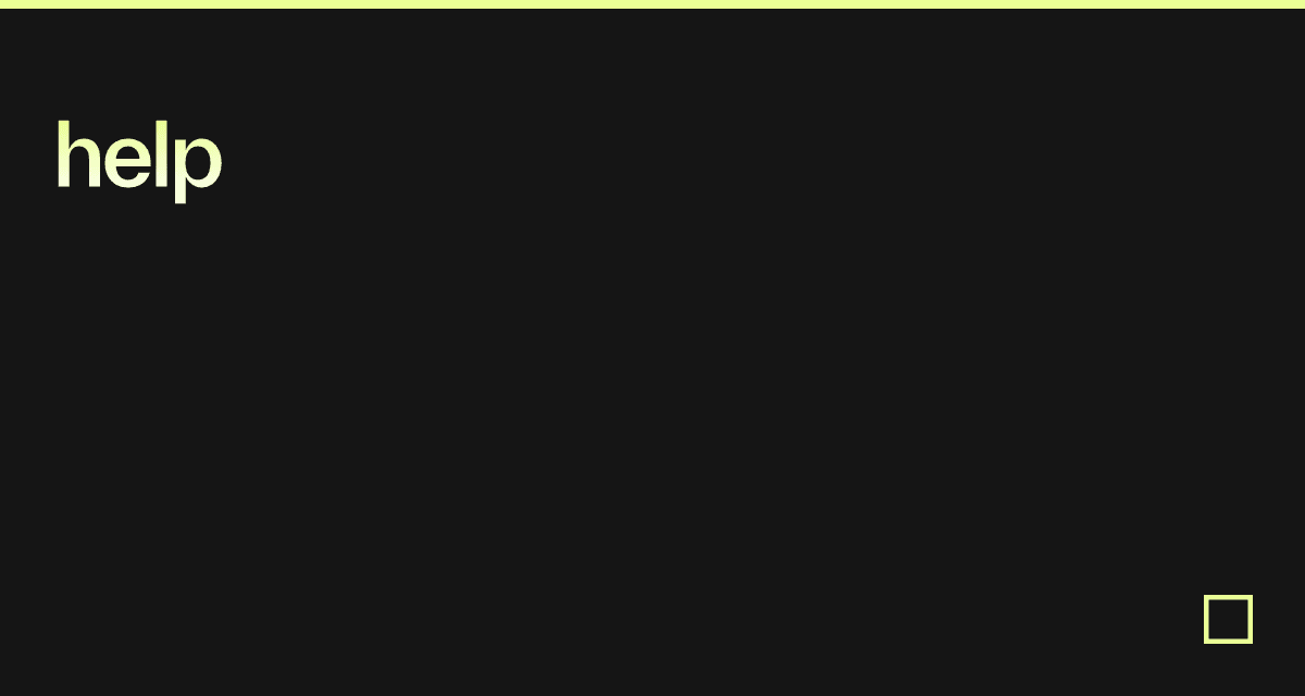 help - Codesandbox