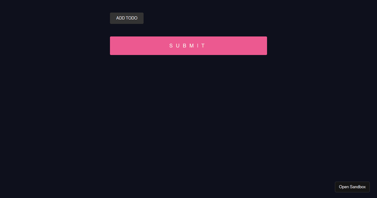 React Hook Form Useform Template Forked Codesandbox