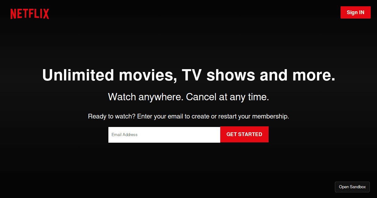 netflix-and-chill - Codesandbox