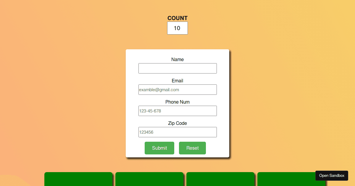 React Typescript Codesandbox 0657