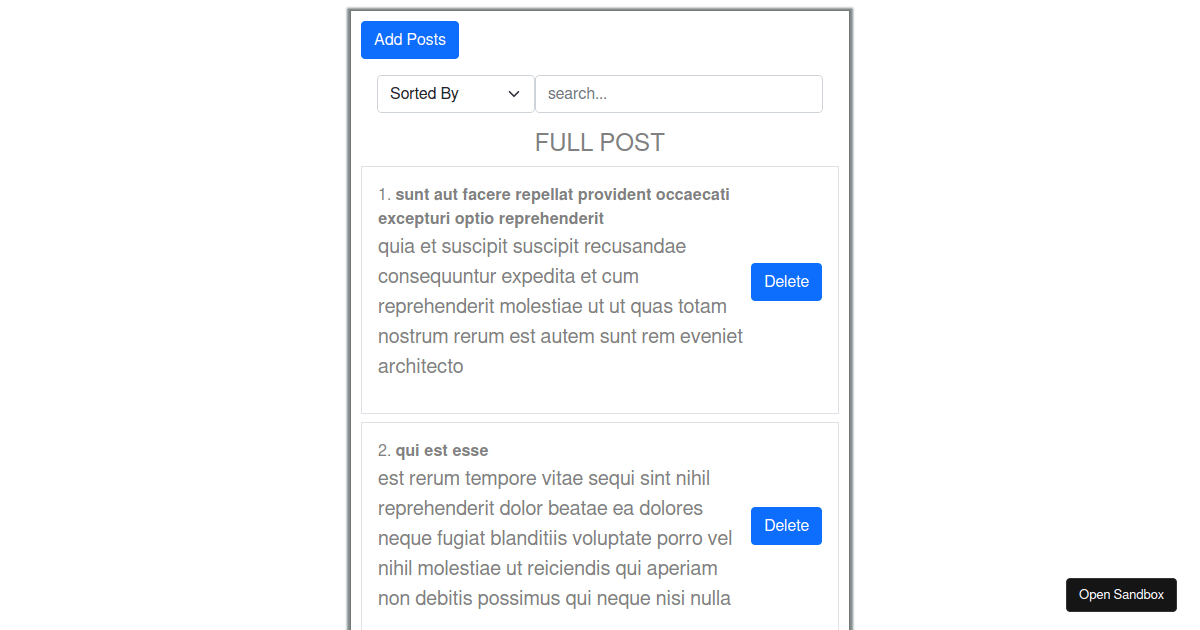 react-darslari - Codesandbox