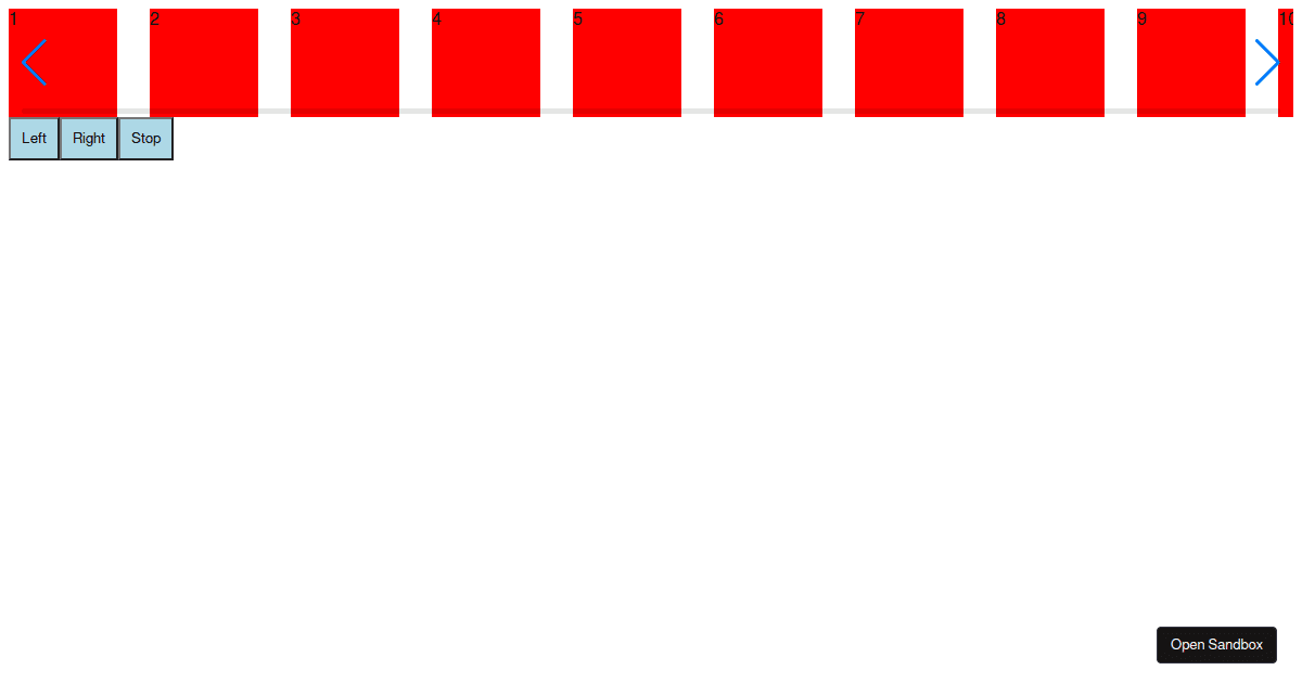 Swiper react (forked) - Codesandbox