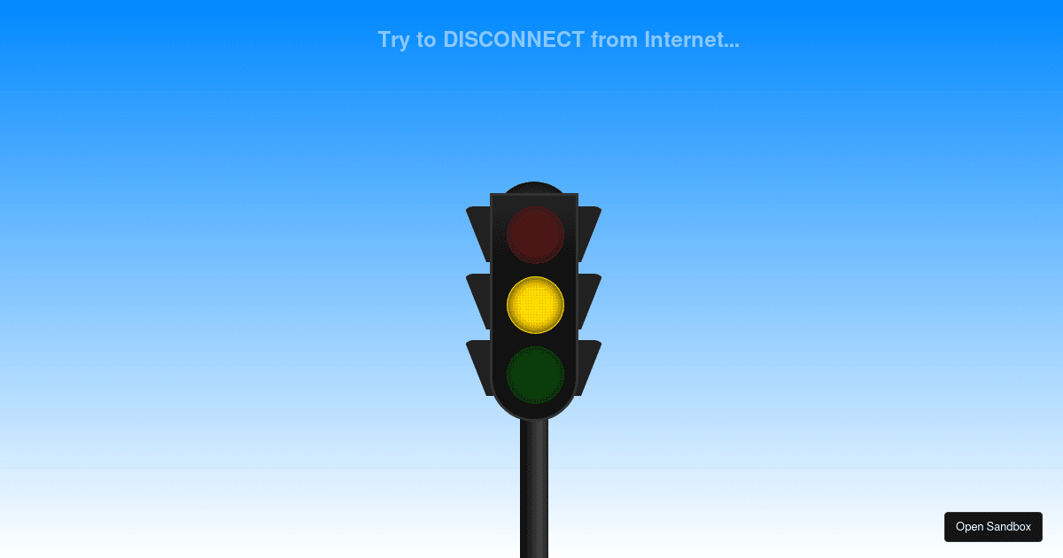 Offline Detection - Codesandbox