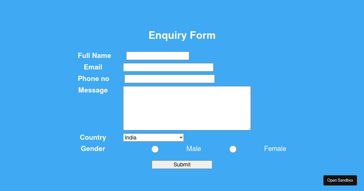 react-assignment - Codesandbox