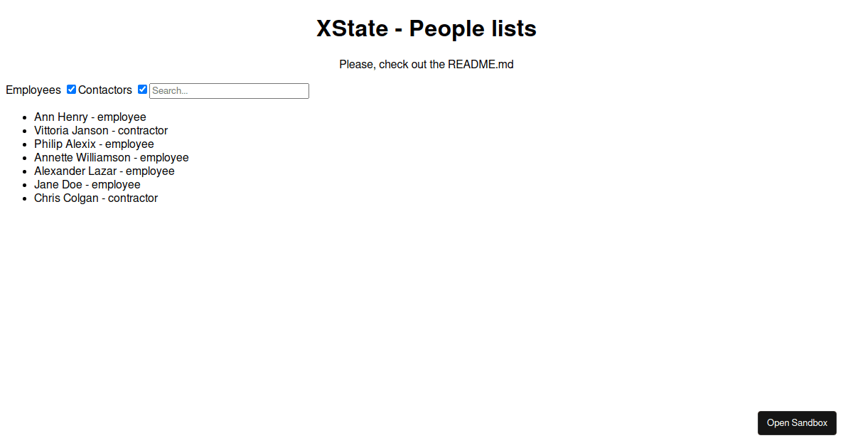 people-list-xstate - Codesandbox
