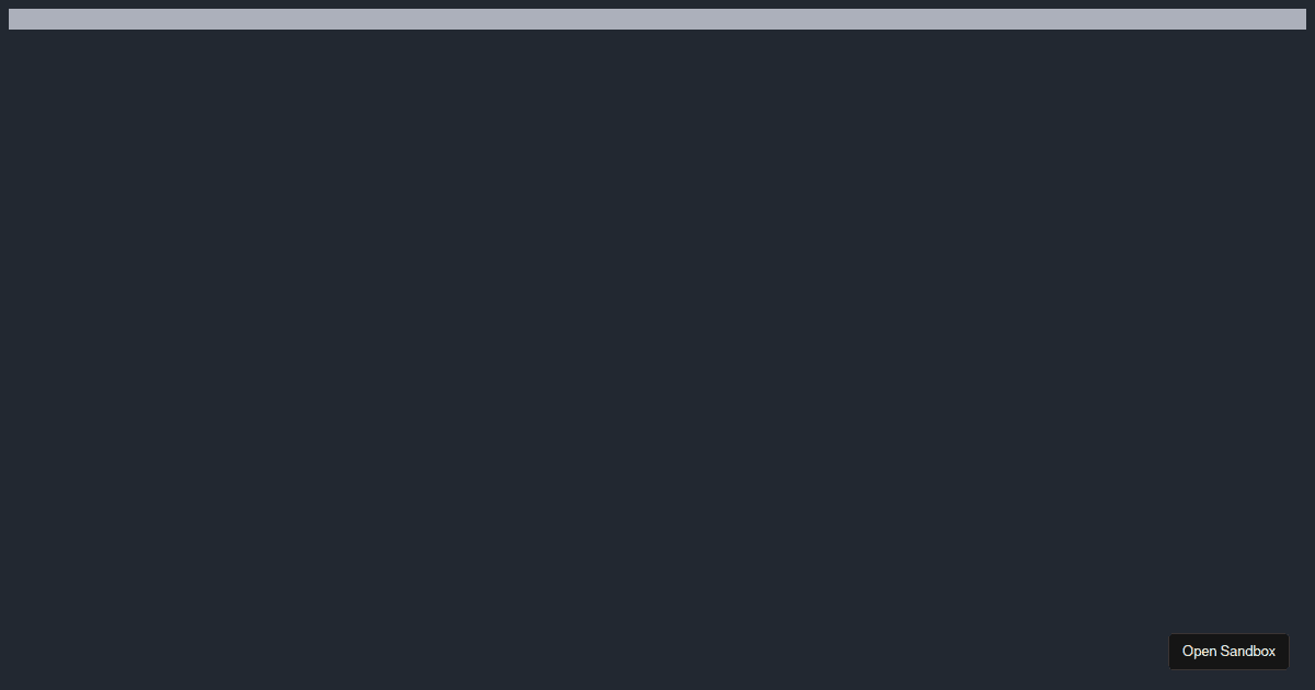 My first Day (forked) - Codesandbox