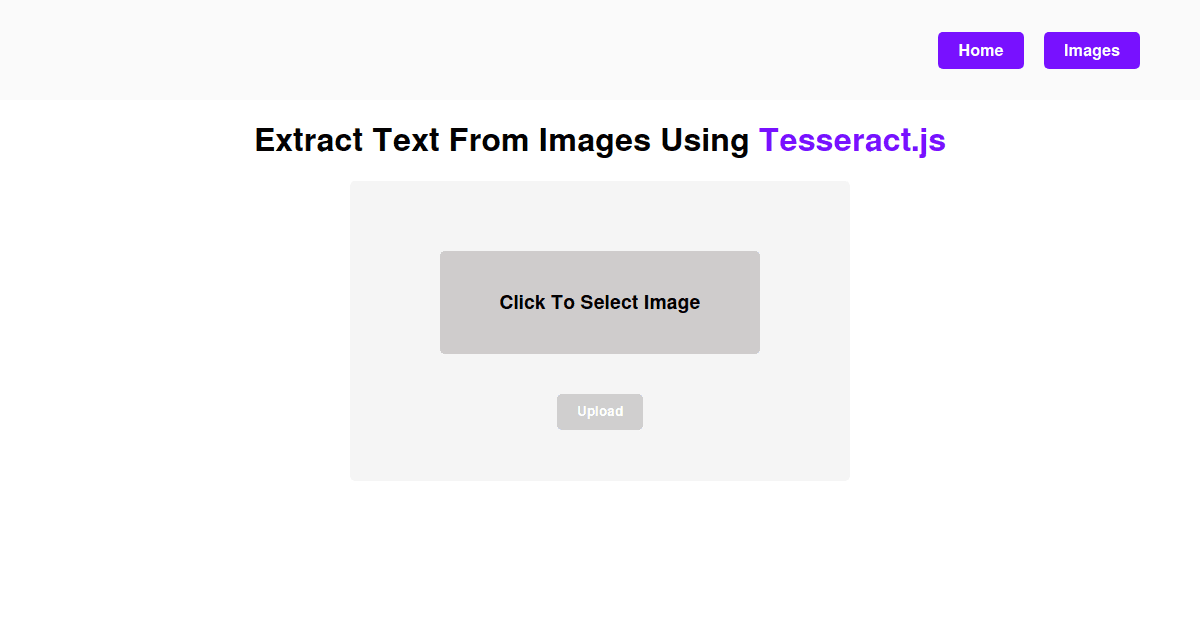 extract-text-from-images - Codesandbox