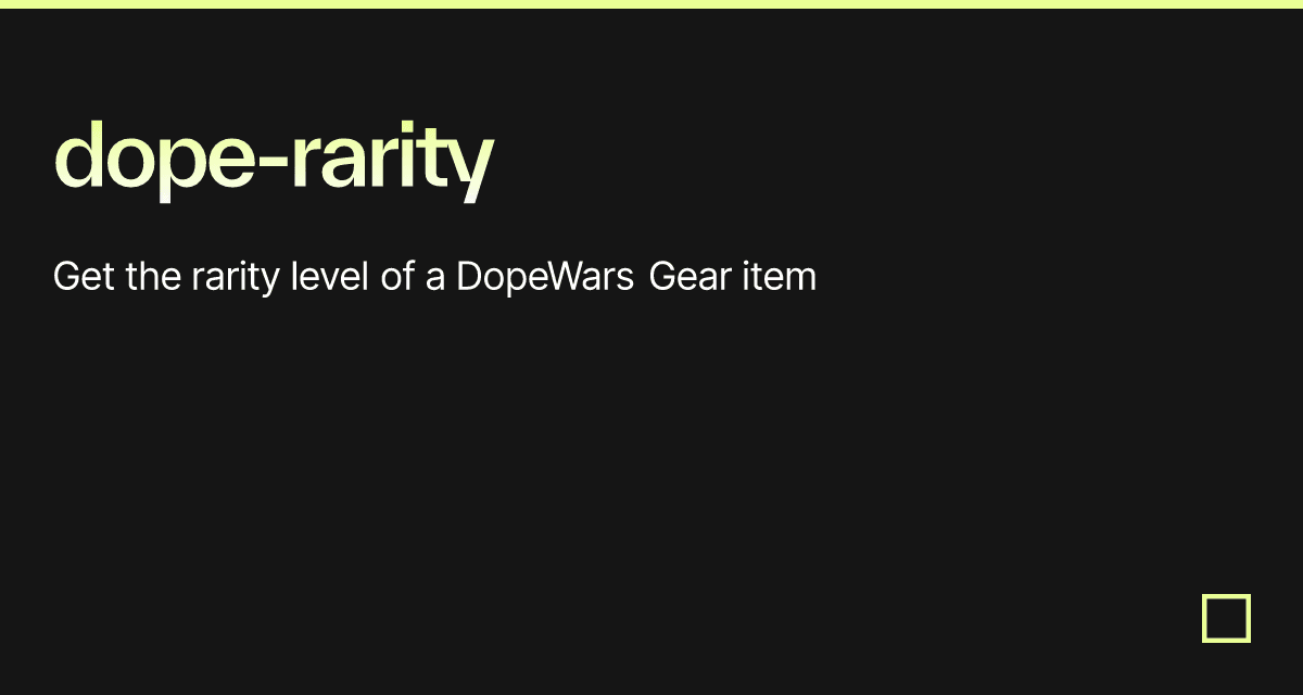 dope-rarity - Codesandbox