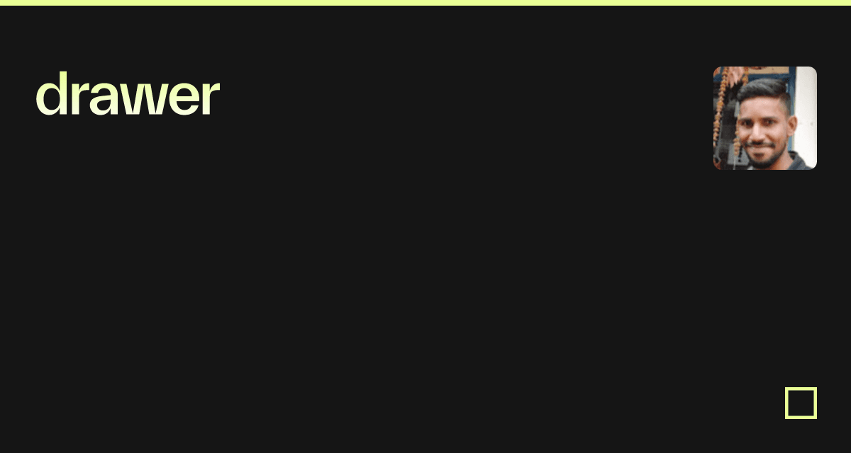 drawer - Codesandbox