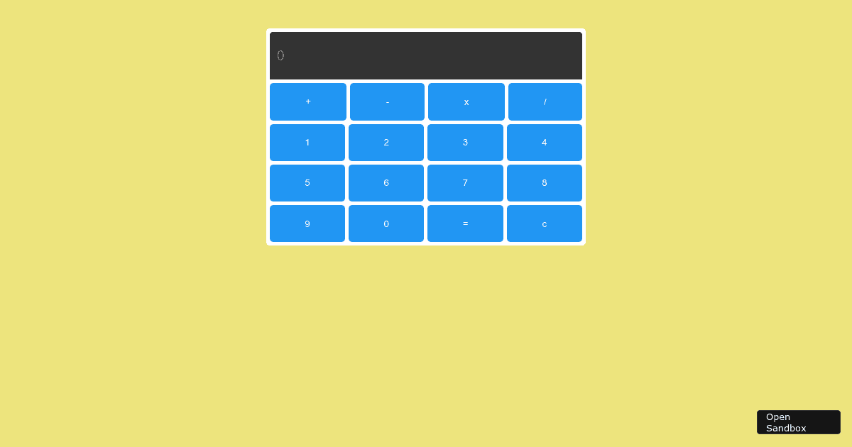 calculator-project - Codesandbox