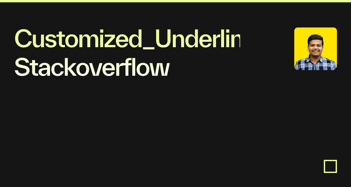 Customizedunderlinewithgradientapiinreact Stackoverflow Codesandbox