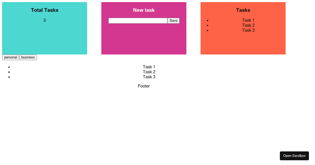 react-architecture - Codesandbox