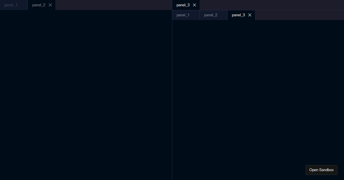 nested-dockview - Codesandbox