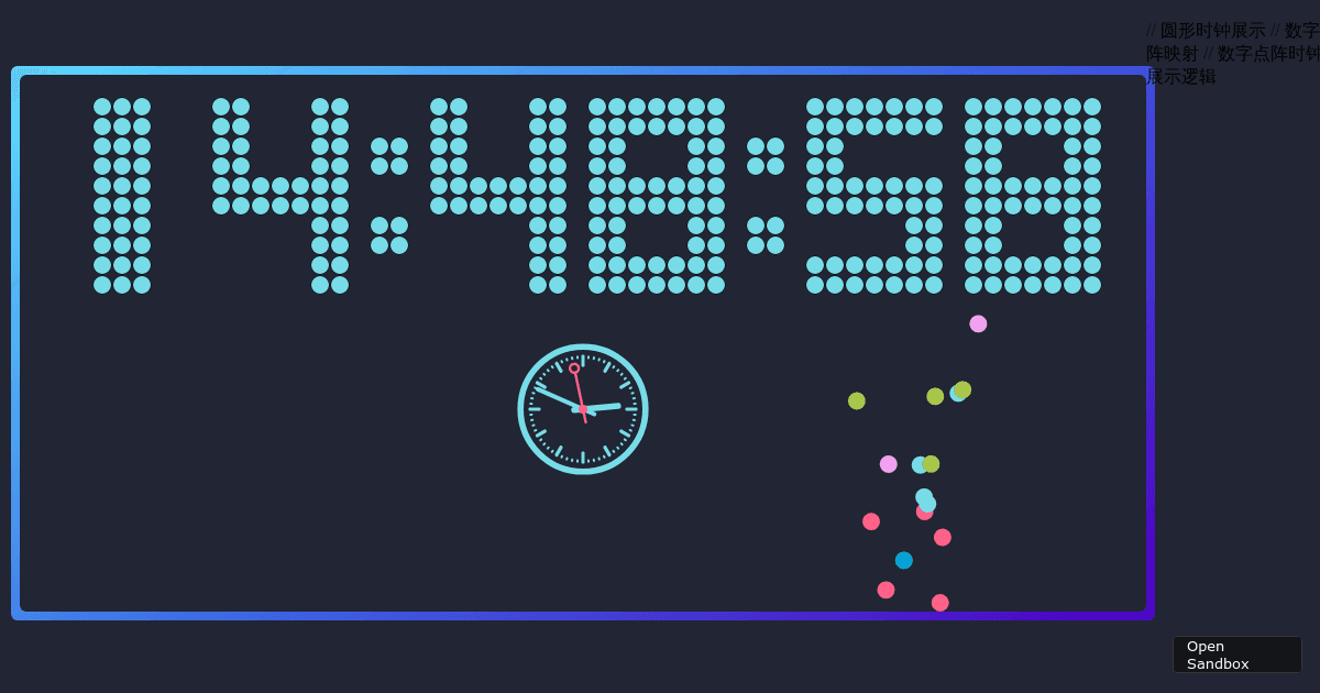 canvas-clock - Codesandbox