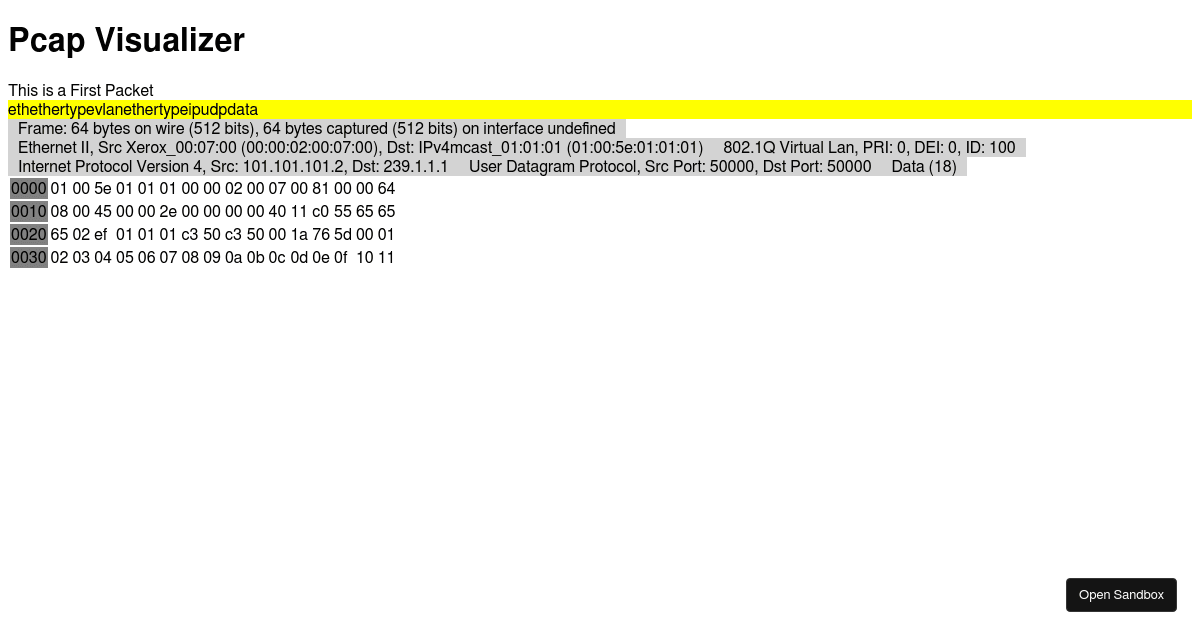React PCAP Visualizer (forked) - Codesandbox