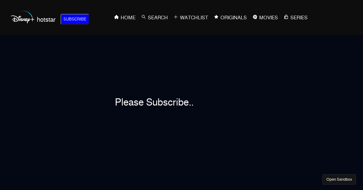 disney-hotstar-clone - Codesandbox