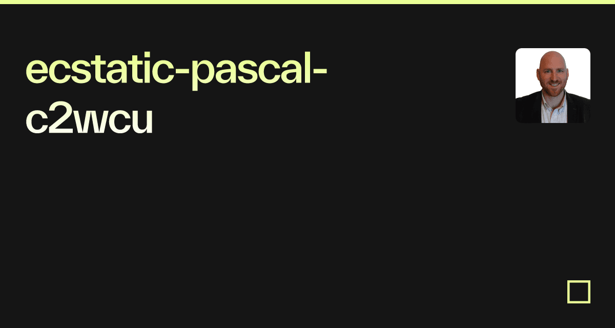 ecstatic-pascal-c2wcu - Codesandbox