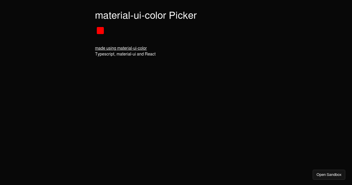 material-ui-color-picker (forked) - Codesandbox material-ui-color-picker (forked) - Codesandbox