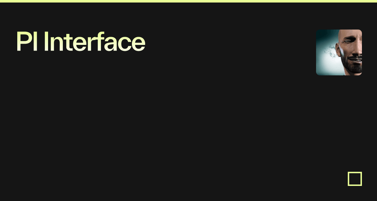 Pi Interface Codesandbox