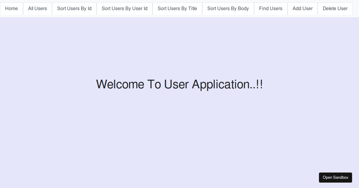 assignment1 - Codesandbox