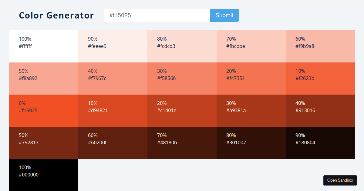 reminder - Codesandbox