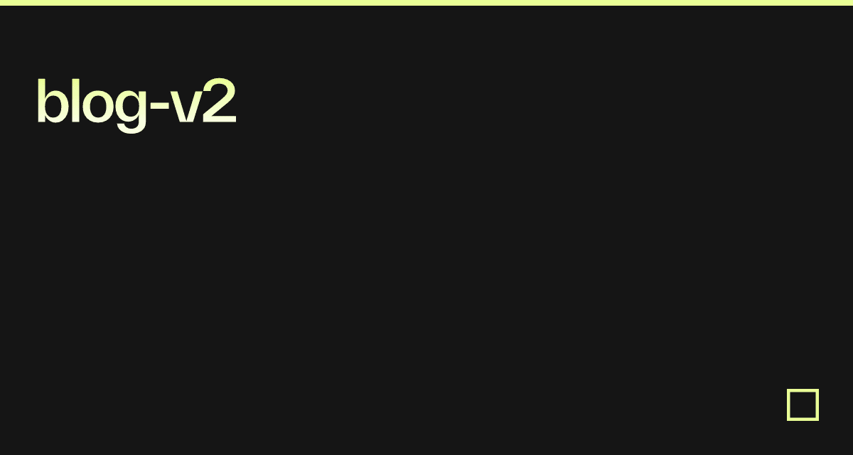 blog-v2 - Codesandbox