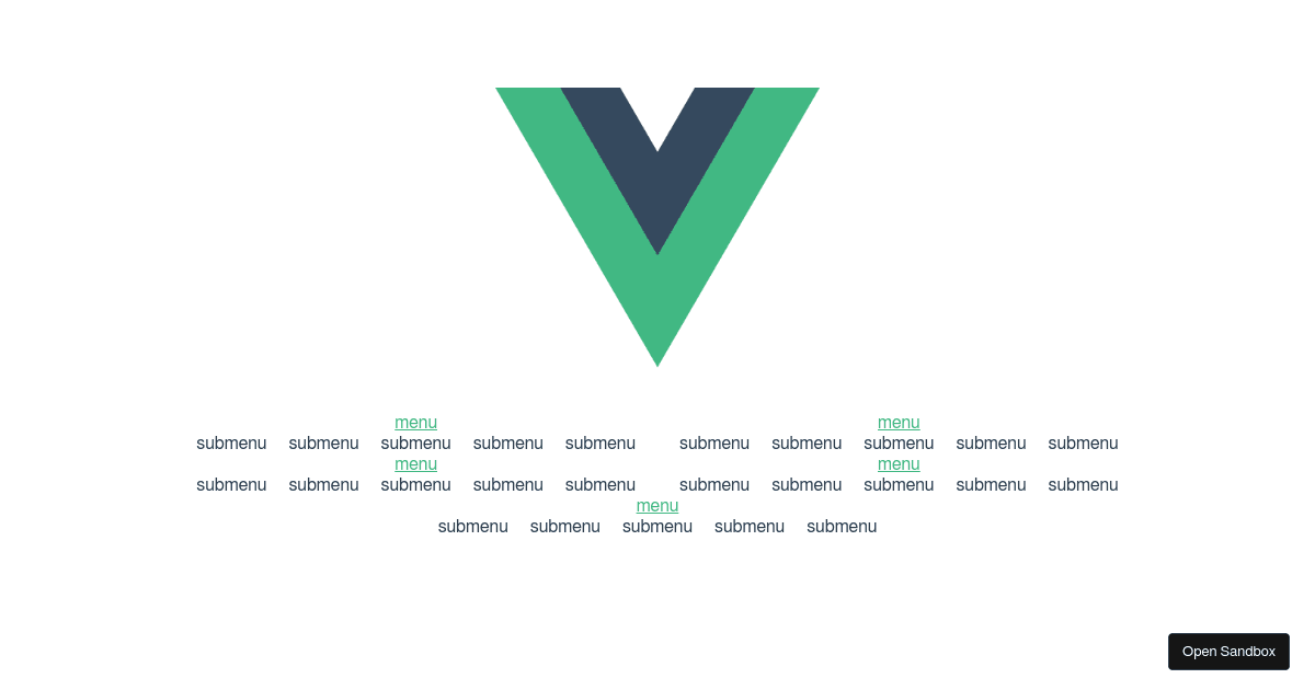 Vue Template - Codesandbox